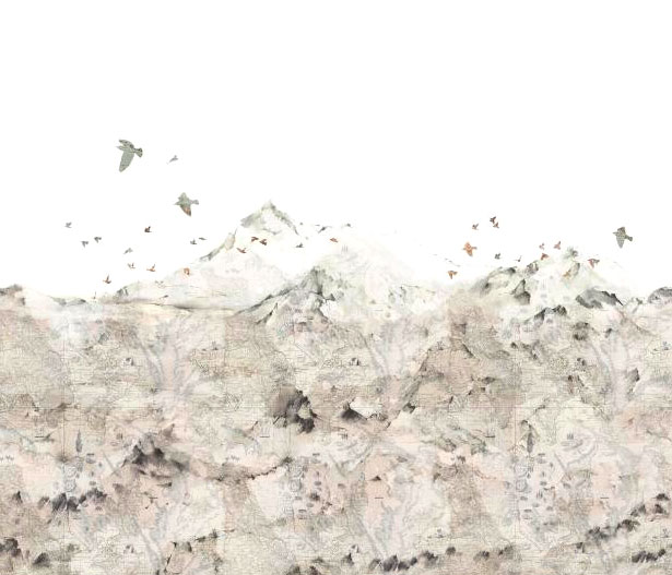 Rebel Walls | Wall Mural Paper Mountains | meinewand.com