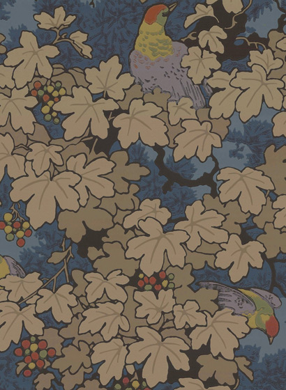Little Greene Wallpaper Vine Bleu-2454.1