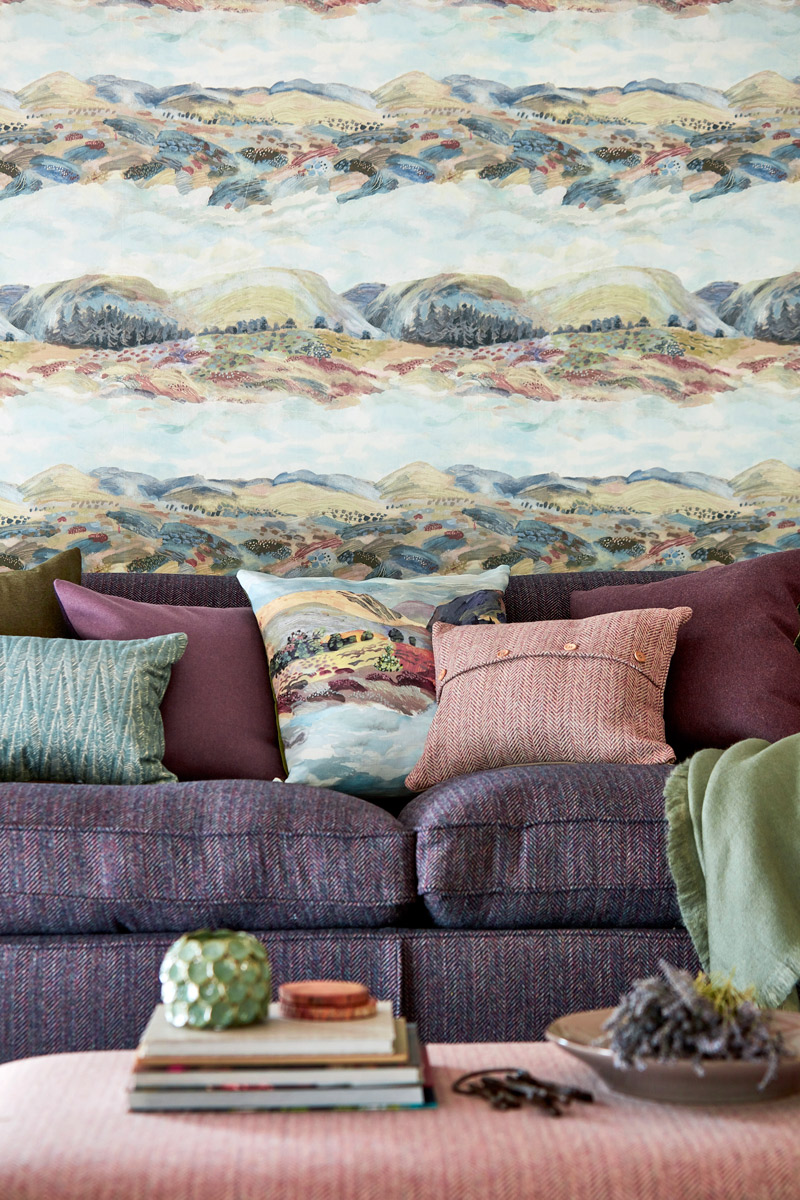 Sanderson | Panoramic Wallpaper Elysian | meinewand.com