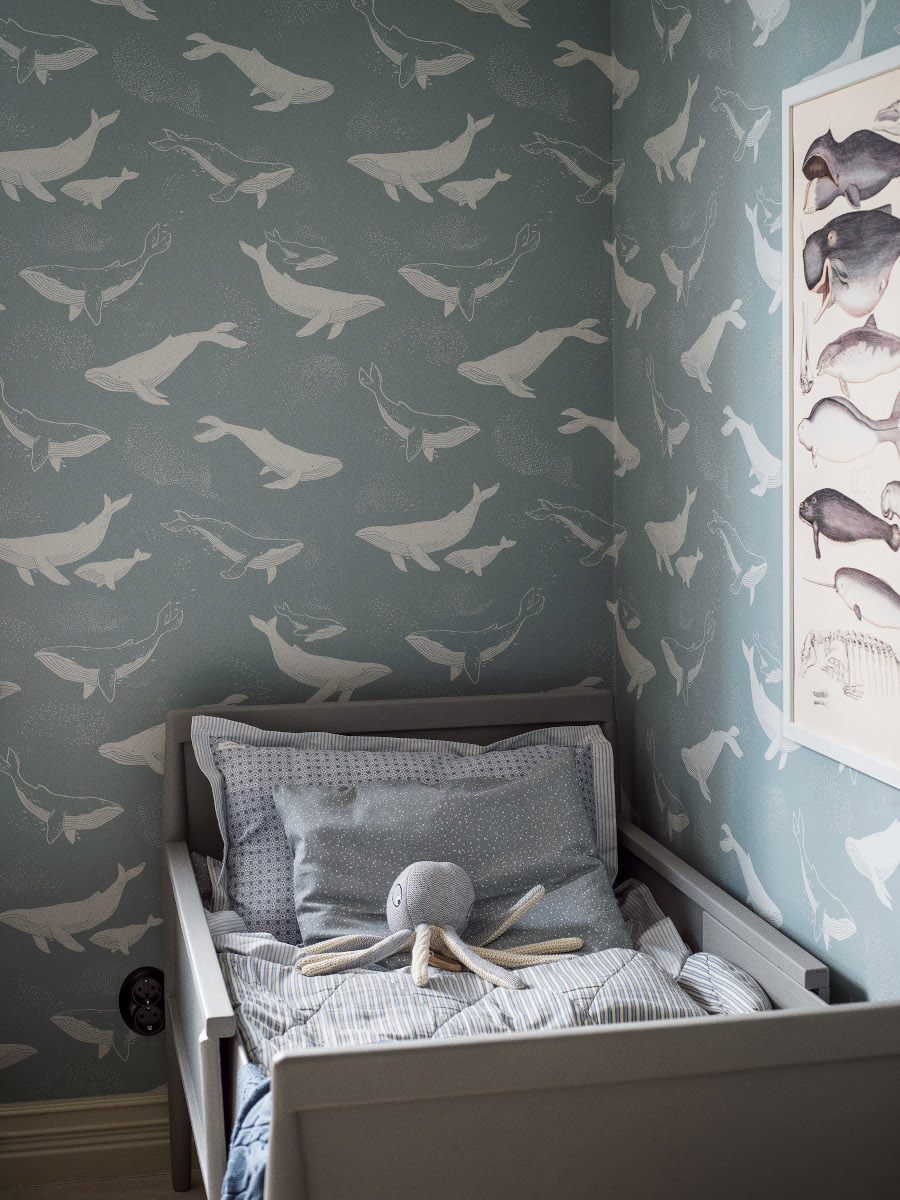 BoråsTapeter | Kindertapete Whales | meinewand.com