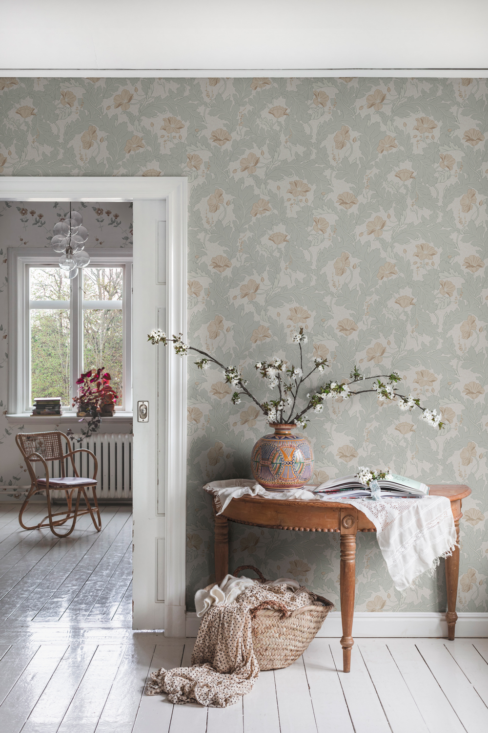 Sandberg | Botanical Wallpaper Charlotta | meinewand.com