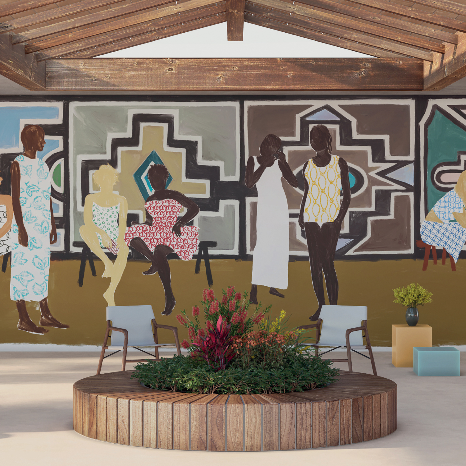 Elitis Mural Ndebele-6897