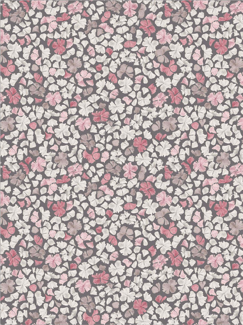 Tapete Feather Flora von Paint & Paper - Rhubarb-7058.3