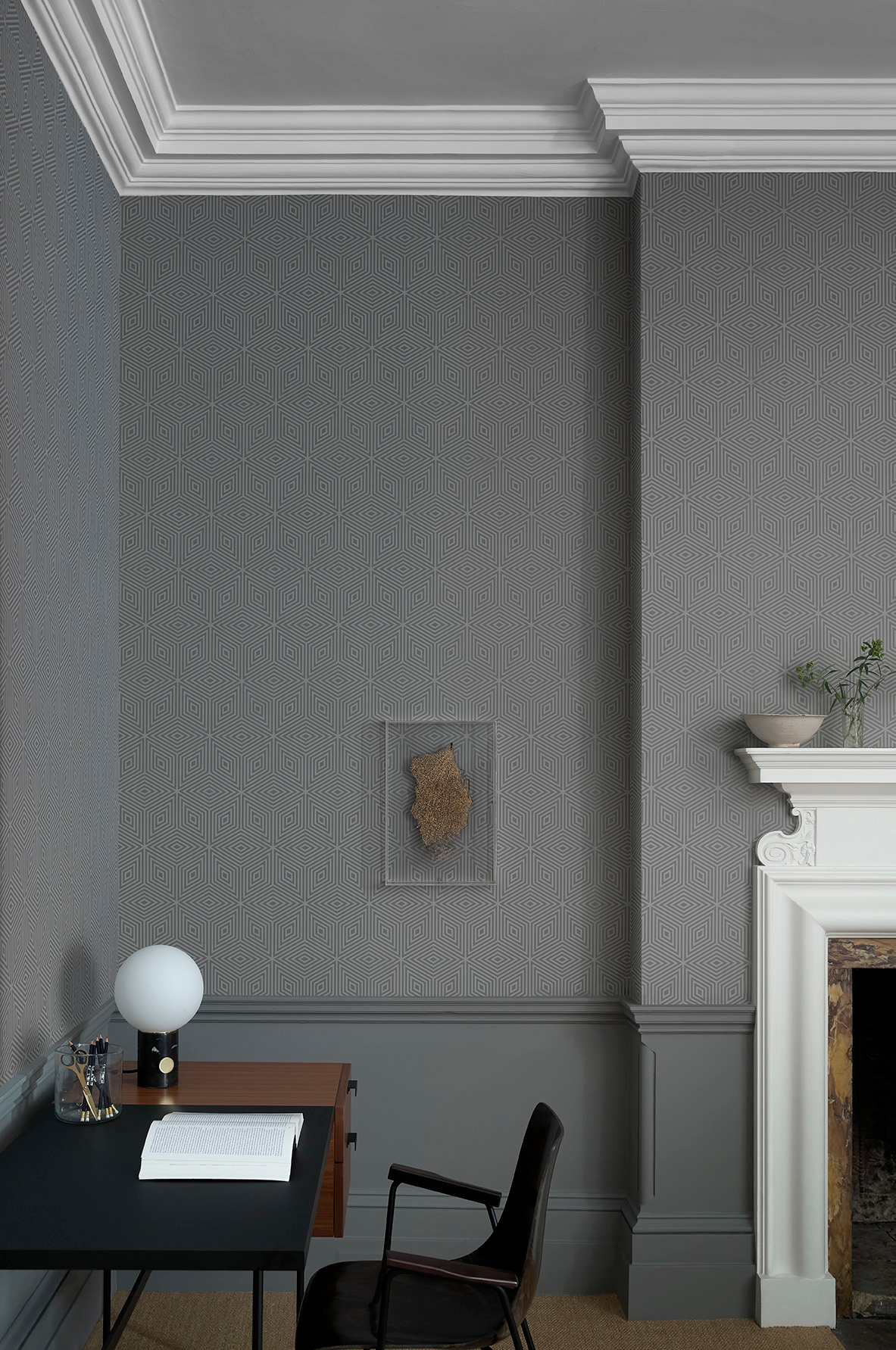 Paint & Paper Library Wallpaper Marquetry Tile-7061