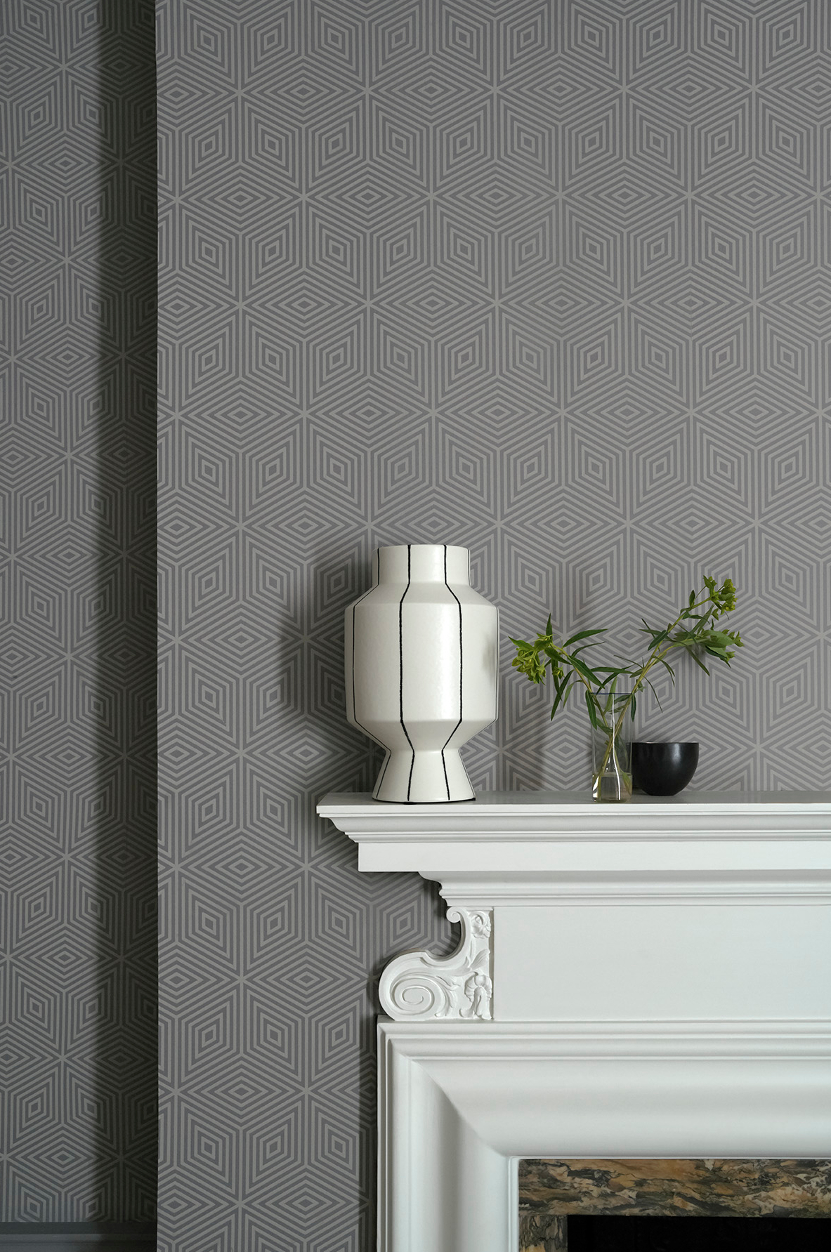 Tapete Marquetry Tile von Paint & Paper Library-7061