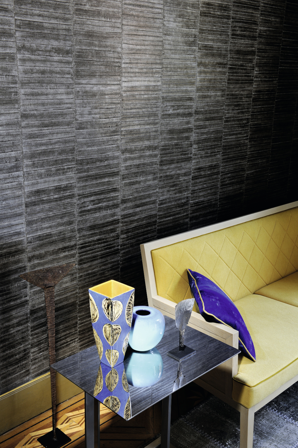 Elitis | Leder Tapete Anguille | meinewand.com