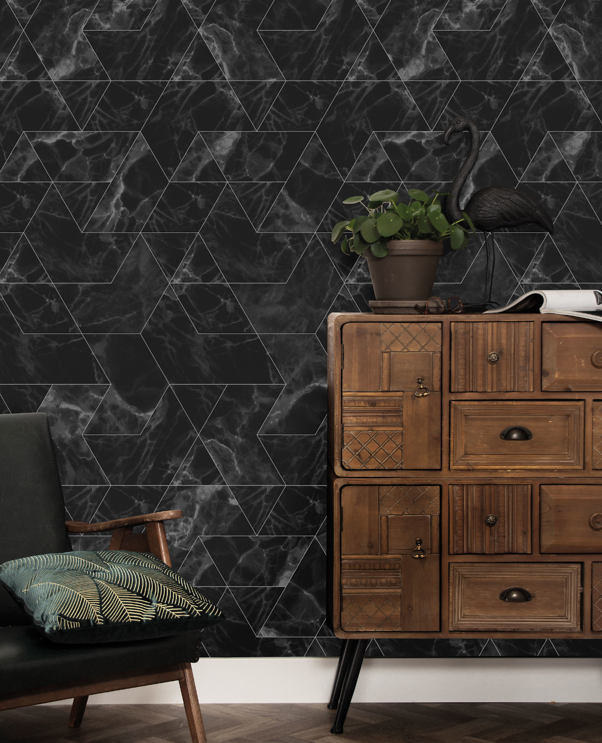 Marmor Tapete Marble Mosaic von KEK Amsterdam-7170