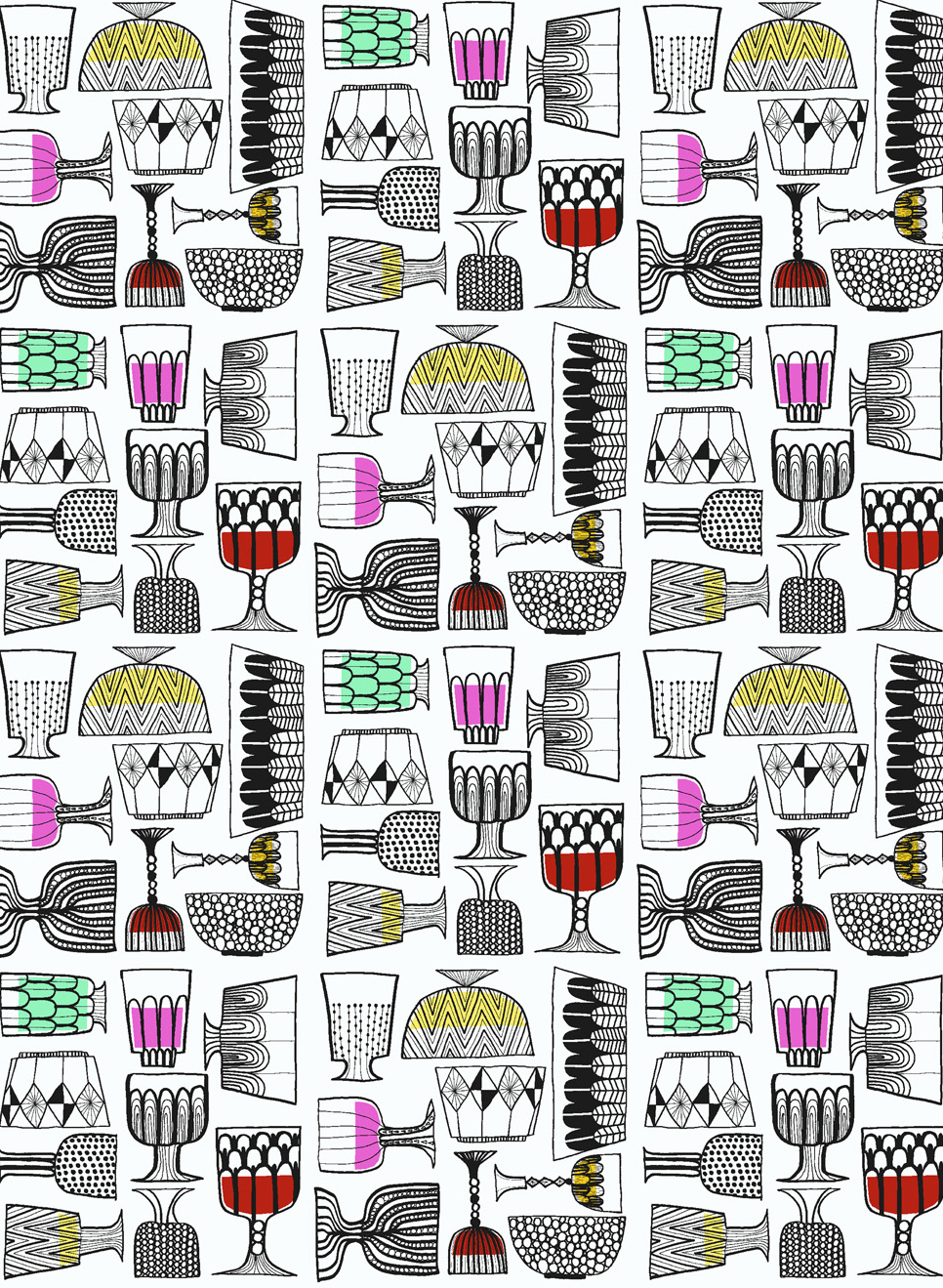 Marimekko Wallpaper Kippis - 14100-7776.1