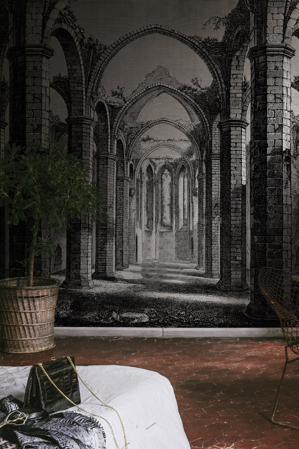 Rebel Walls Mural Gothic Arches-8147