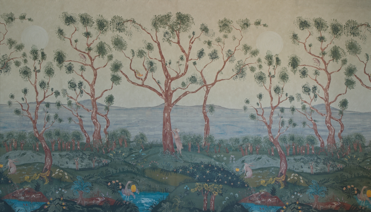 Andrew Martin Wallpaper Lantern Parade-8312