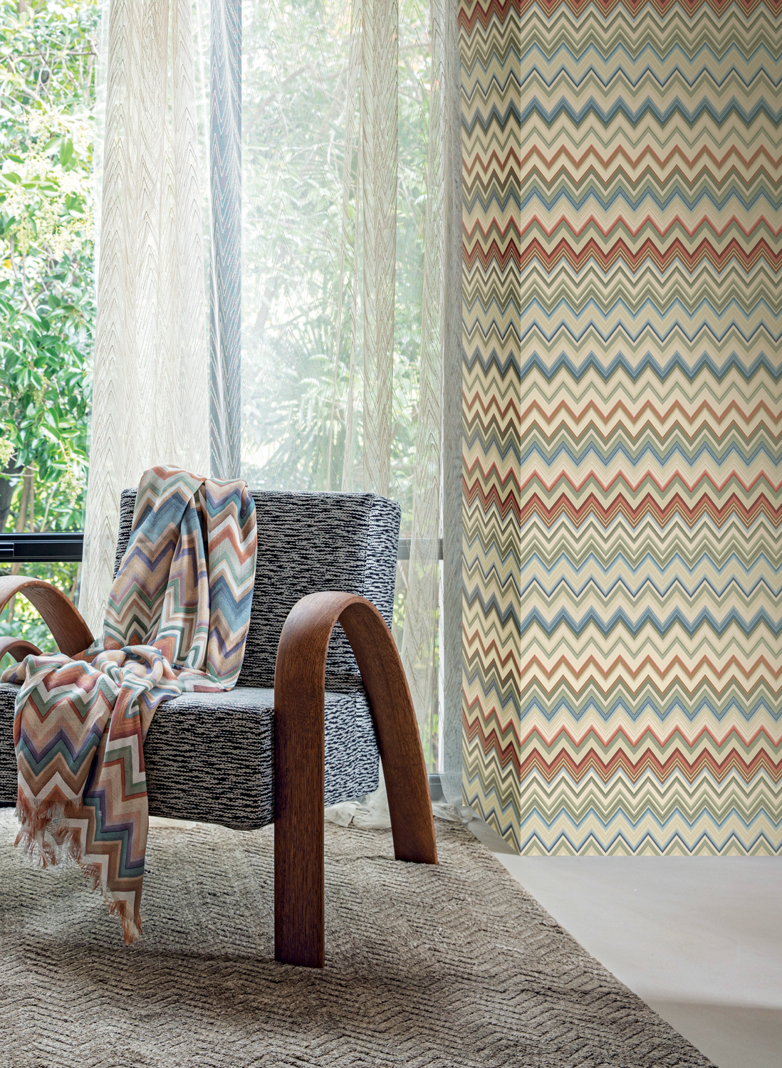 Missoni Home Wallpaper Happy Zig Zag-8950