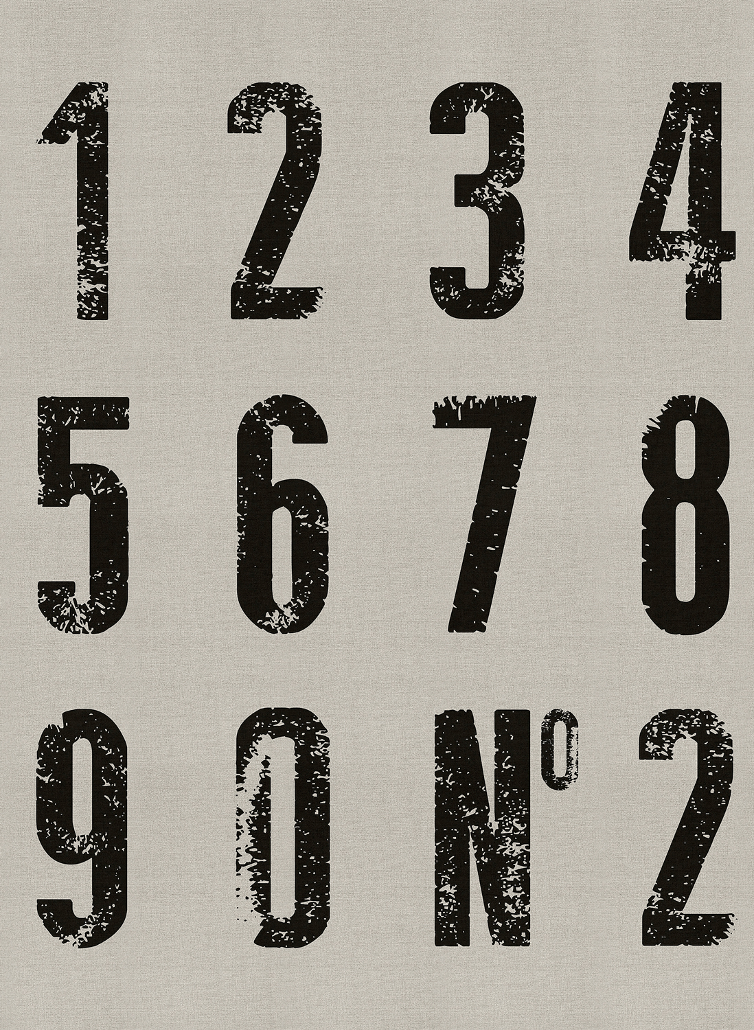 Coordonne Mural Numbers 6500701-9070.1