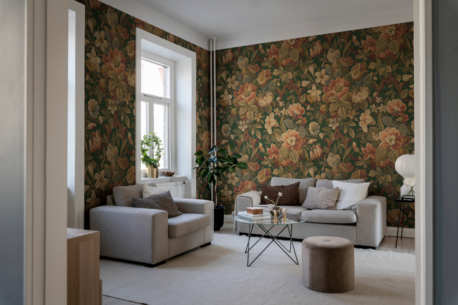 Rebel Walls Papier peint panoramique Vintage Flora-9777