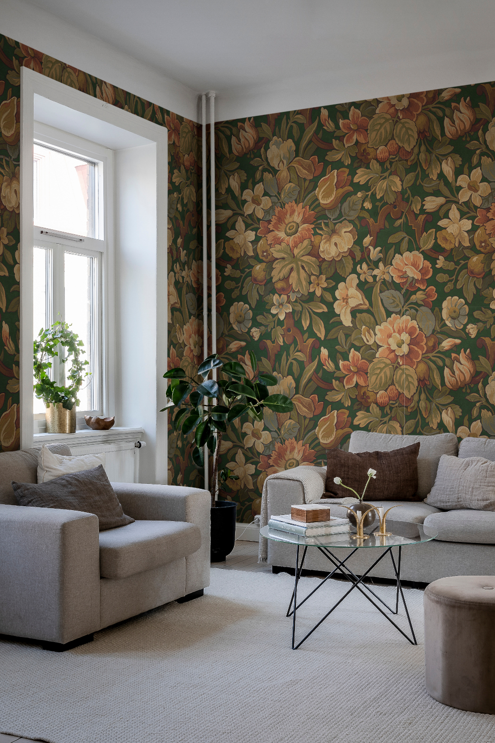 Rebel Walls Papier peint panoramique Vintage Flora-9777