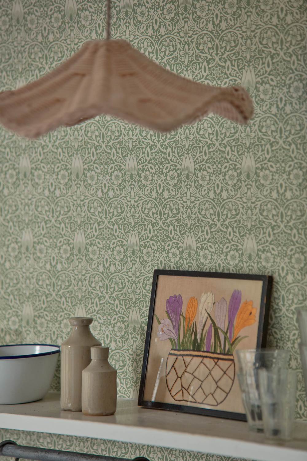 Morris & Co Wallpaper Borage-9806